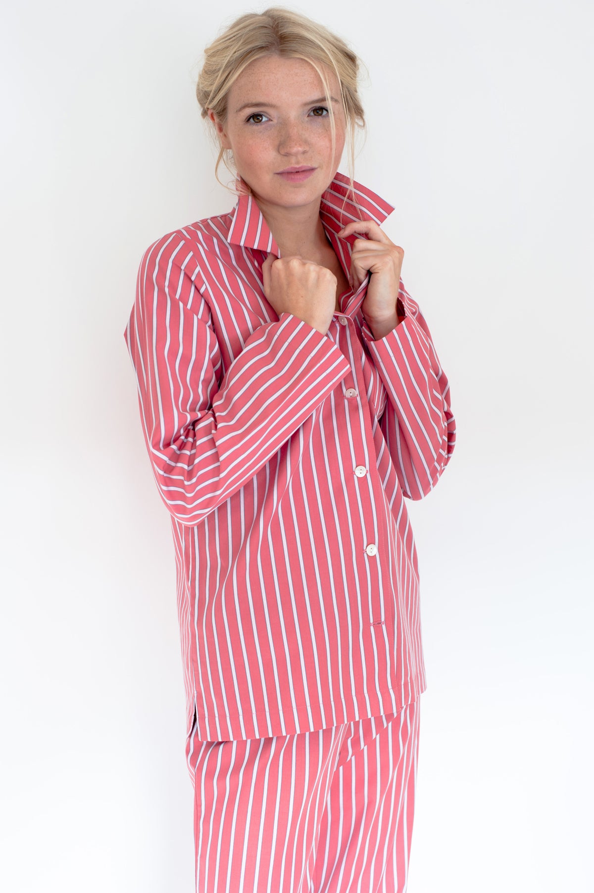 Red Stripe Pyjamas – Caro London